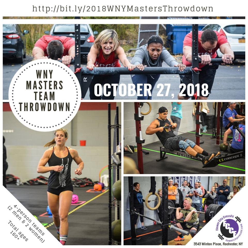 WNY Masters Team Throwdown - Competitors Calendar