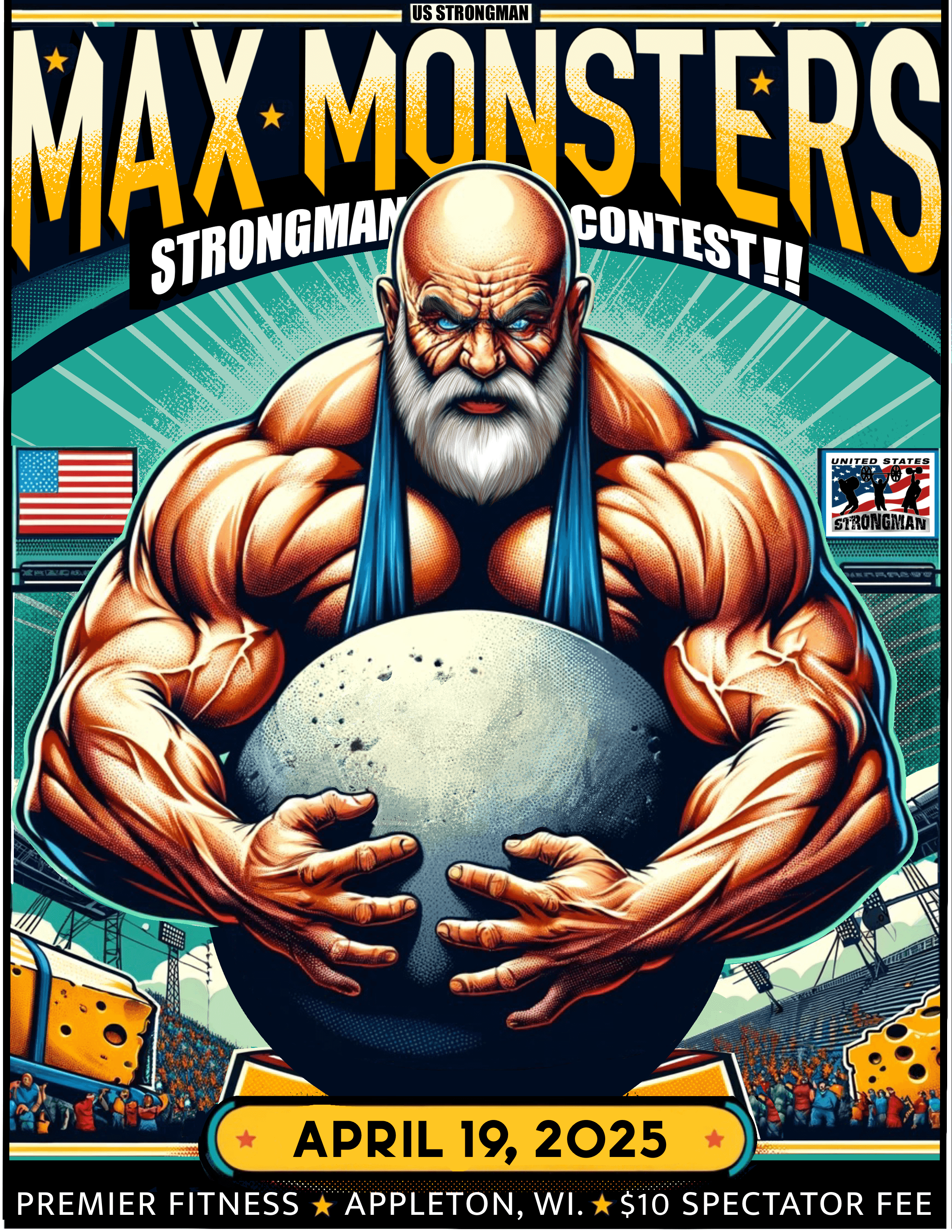 Max Monsters Strongman Show & National Atlas Stone & Deadlift Record ...